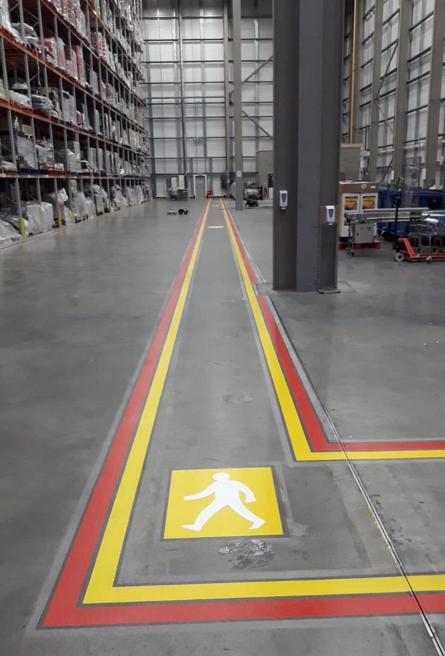Floor Marking Installation | Line Marking | inotec